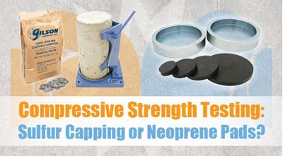 Concrete Cylinder Testing: Sulfur Capping or Neoprene Pads? - Gilson Co.