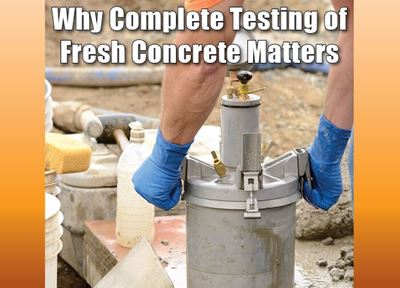 Fresh Concrete Testing: Why It Matters - Gilson Co.