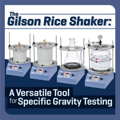 Testing with the Gilson Asphalt Rice Shaker - Gilson Co.